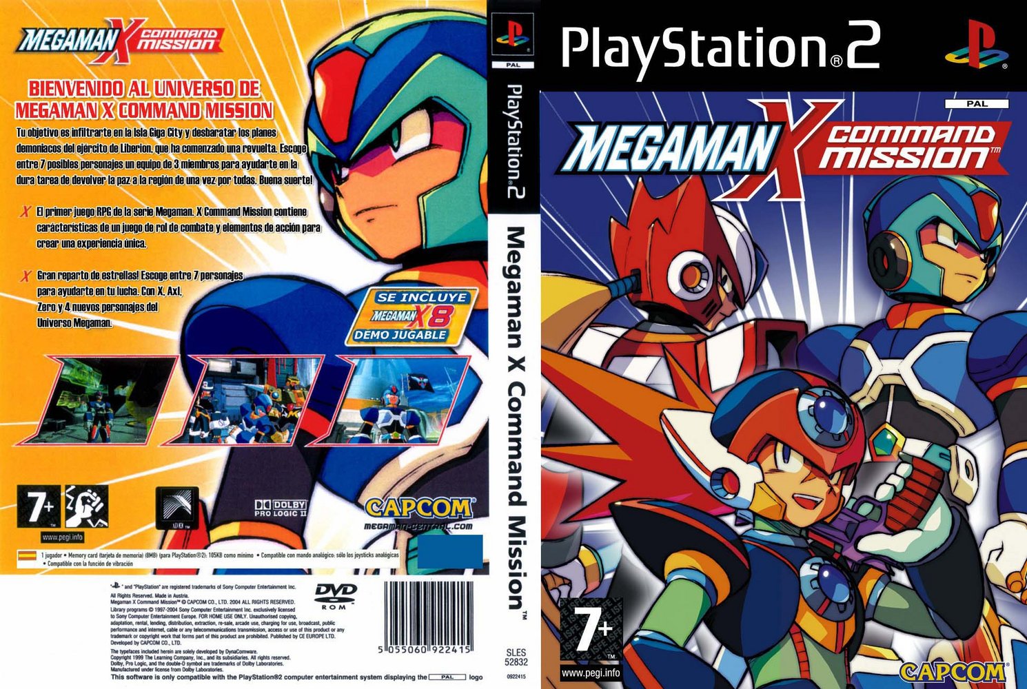 Mega Man X - Command Mission - PS2 ~ furtodowns